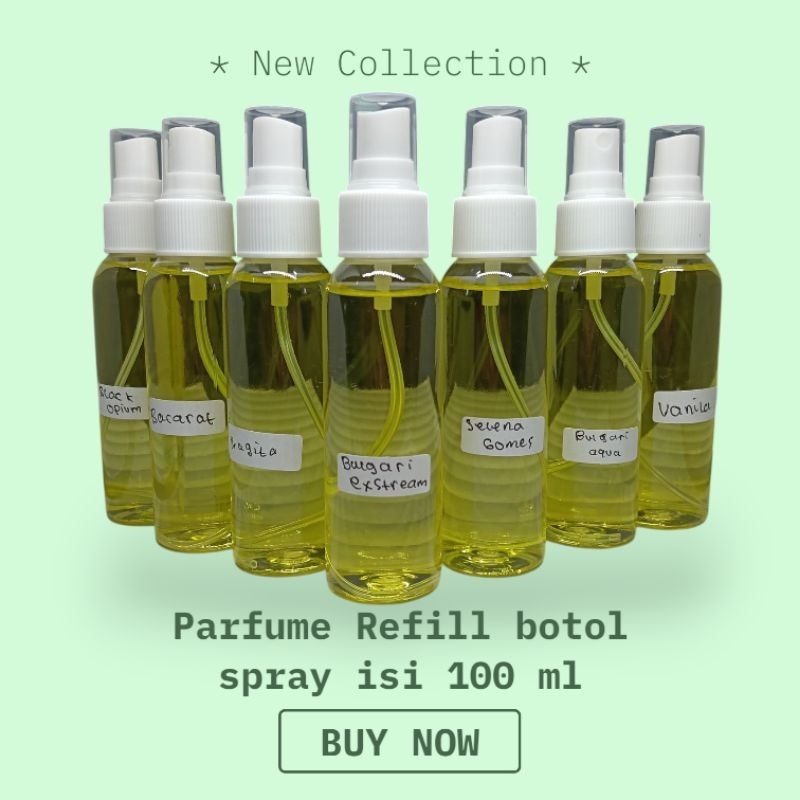 Jual Parfume Refill botol spray plastik 100ml (2) | Shopee Indonesia