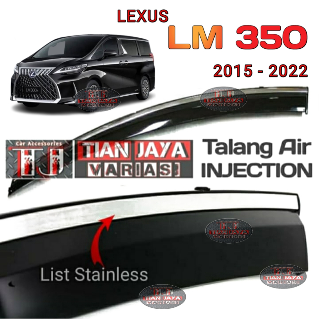 Jual Talang Air LEXUS LM 350 2015 2016 2017 2018 2019 2020 2021 2022 ...