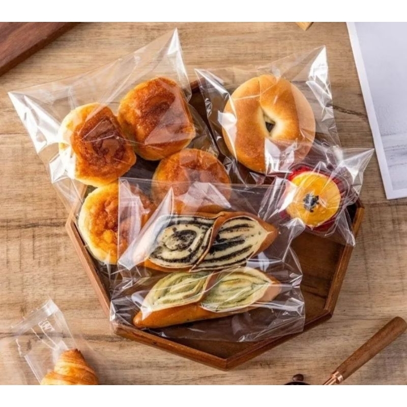 Jual Plastik OPP Seal Lem Isi 100 Lembar 8x8 9x9 10x10 11x11 12x12 13x13 14x14 15x15 6x18 7x15 ...