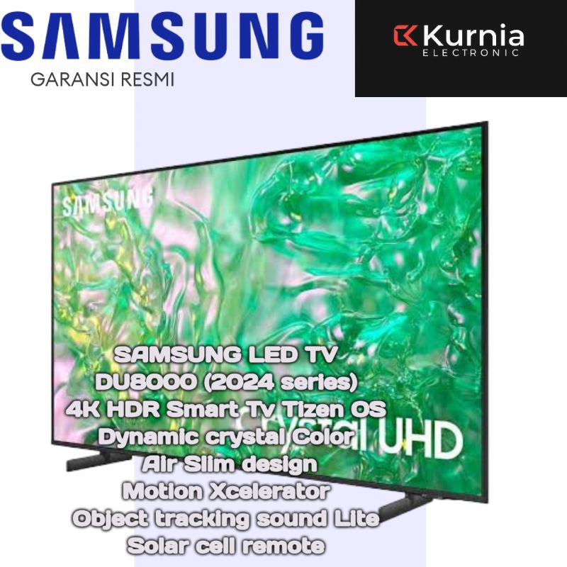 Jual SAMSUNG 43DU8000 / UA43DU8000 4K SMART TV 43 inch 2024 series | Shopee Indonesia
