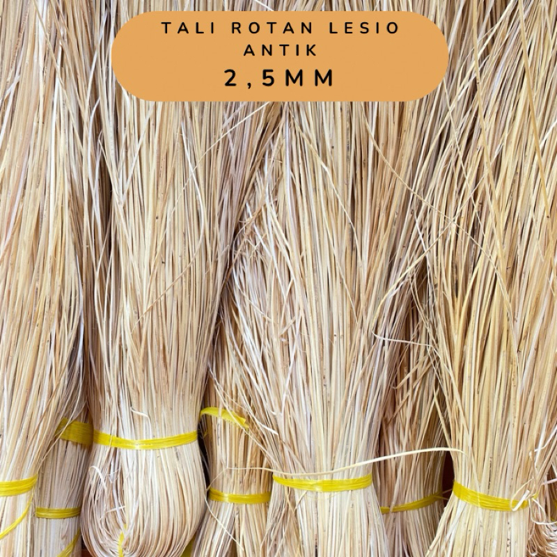 Jual Tali Rotan Antik Lesio Ukuran 2,5mm Kualitas Premium | Shopee ...