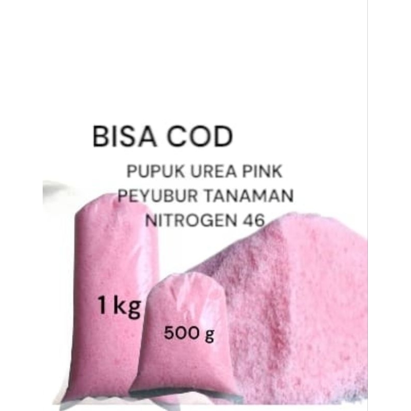 Jual Pupuk urea pink kemasan 1 kg / pupuk urea pink nitrogen 46 Pupuk ...