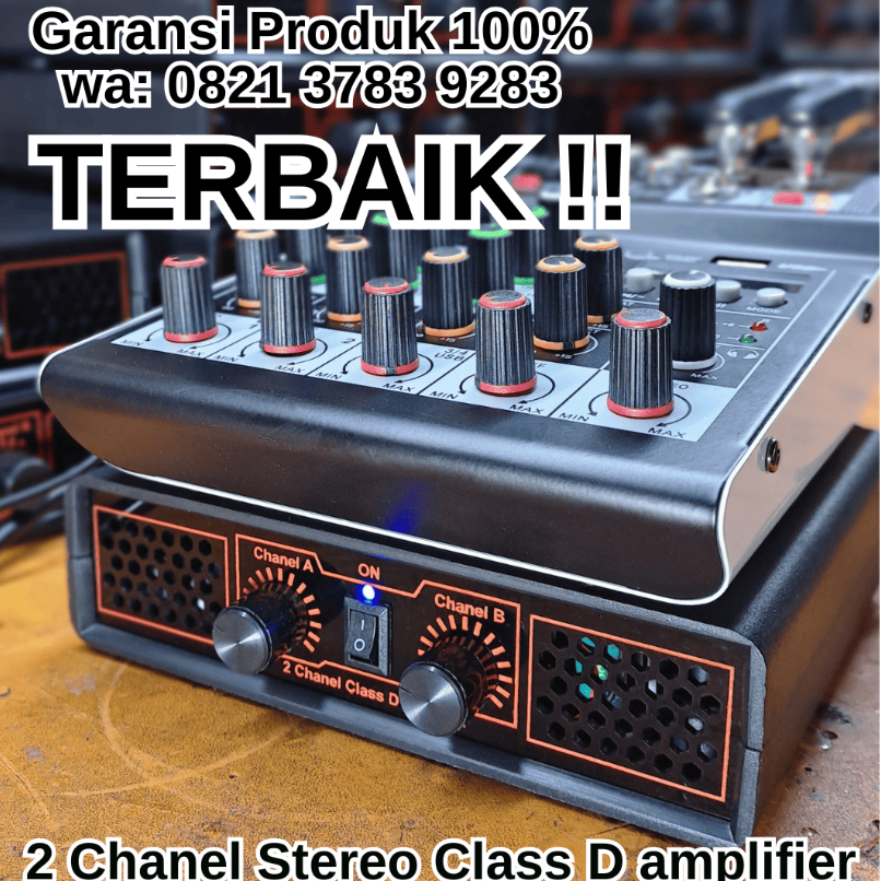 Jual power amplifier class D 24v 5a minimalis 2 chanel stereo 120w TPA3116 D2 32pin original ...