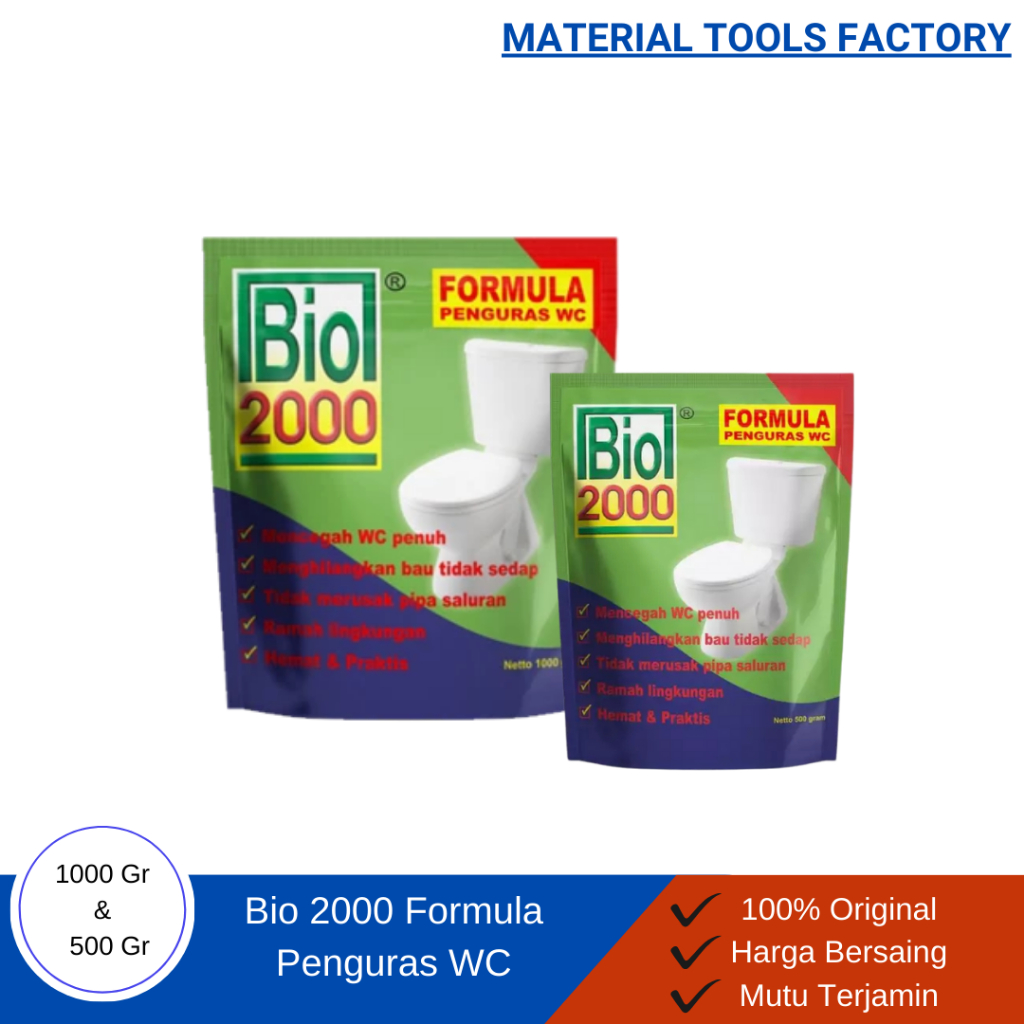 Jual penguras wc bio 2000 kemasan 500gr - obat septi tank - anti sumbat ...