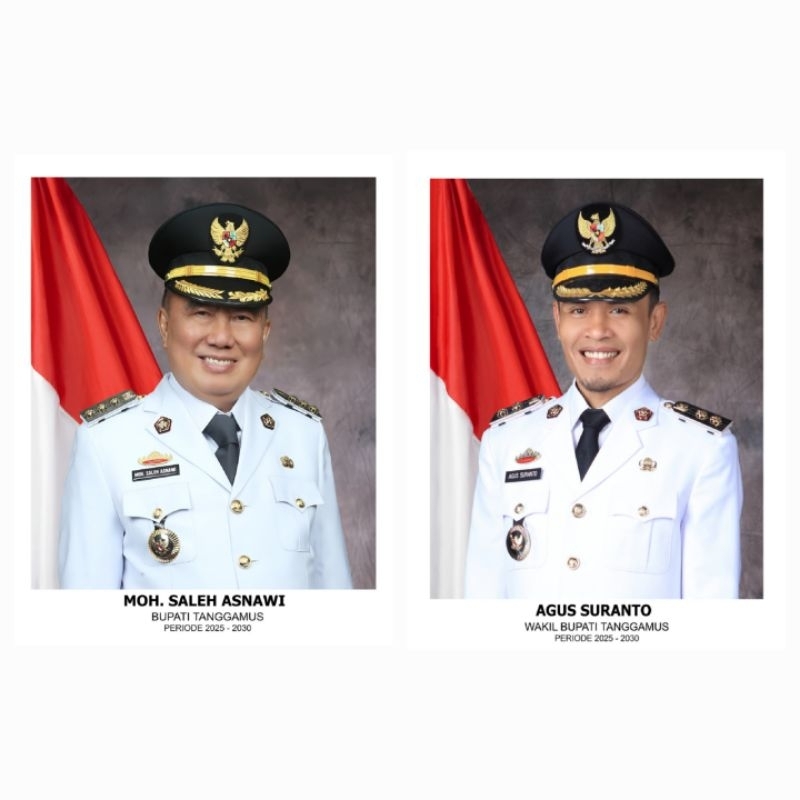 Jual Print Cetak Poster Bupati Tanggamus dan Wakil Bupati Tanggamus ...
