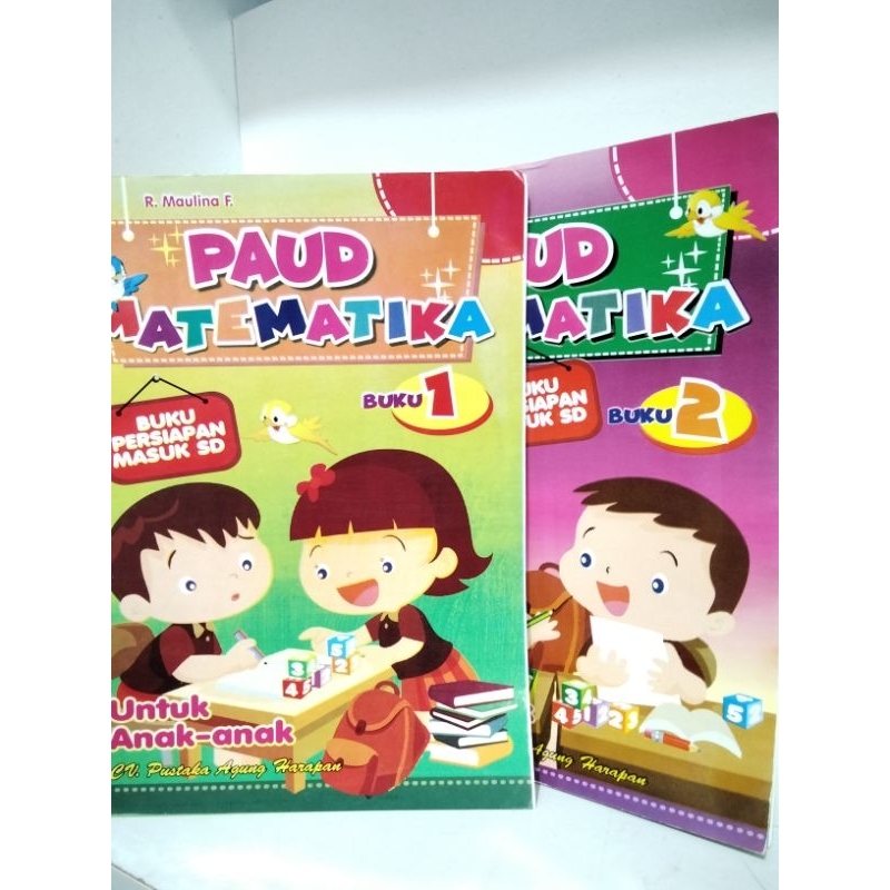 Jual Buku Belajar Berhitung Matematika PAUD MATEMATIKA jilid 1 2 Untuk ...