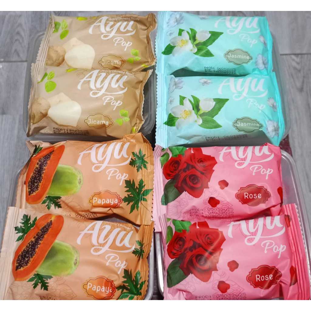 Jual [ BPOM ] Sabun AYU Pop Sabun Susu Collagen Wangi Bunga Dan Buah ...