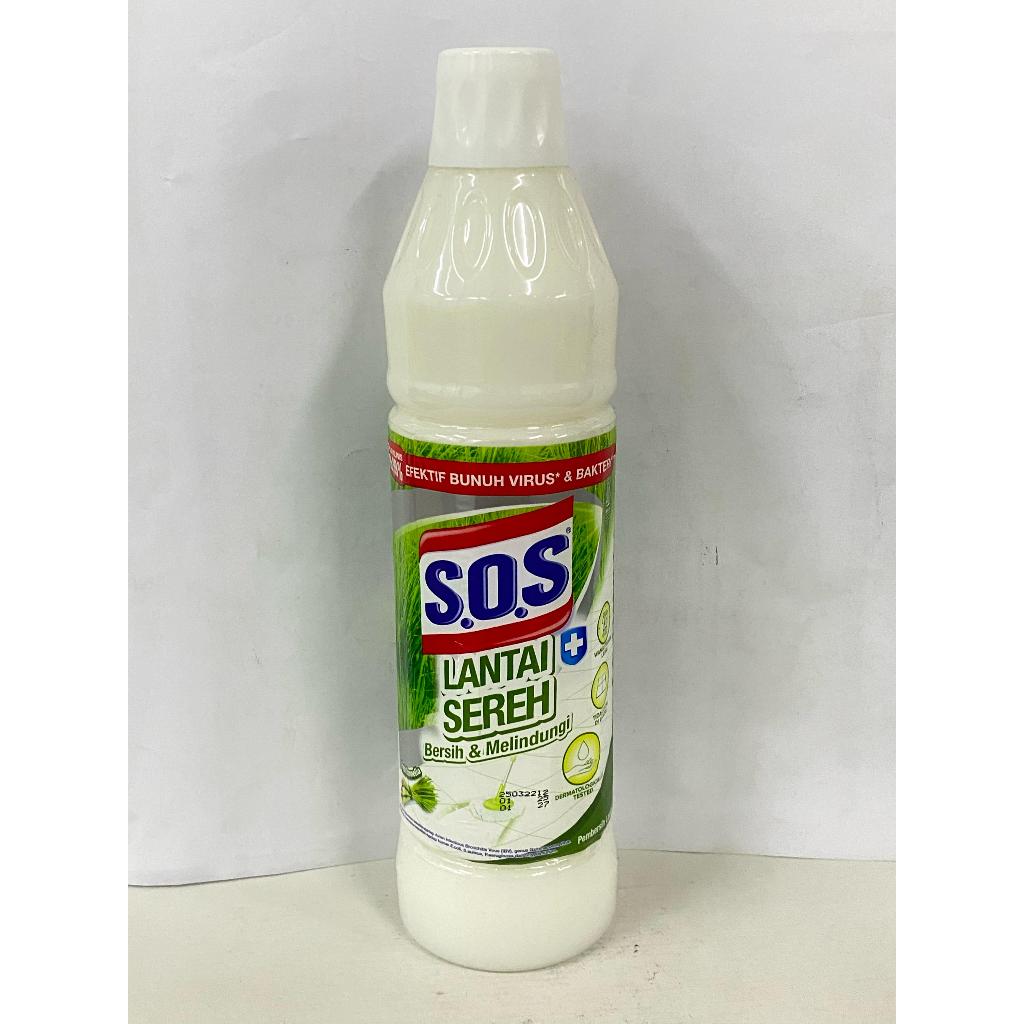 Jual SOS PEMBERSIH LANTAI BOTOL SEREH 780ML | Shopee Indonesia