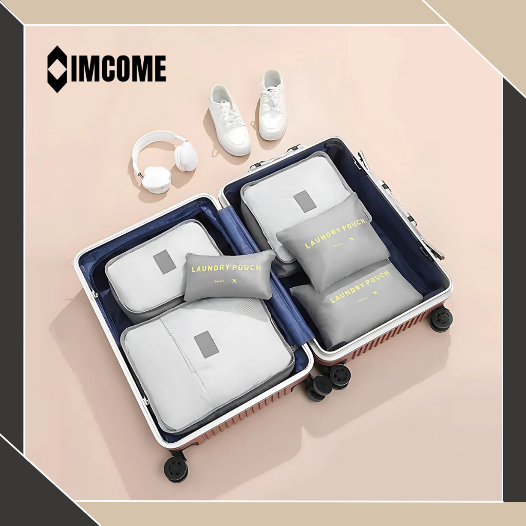 Jual IMCOME Tas Travel Bag Set 6 IN 1 Pouch Organizer Storage Koper ...