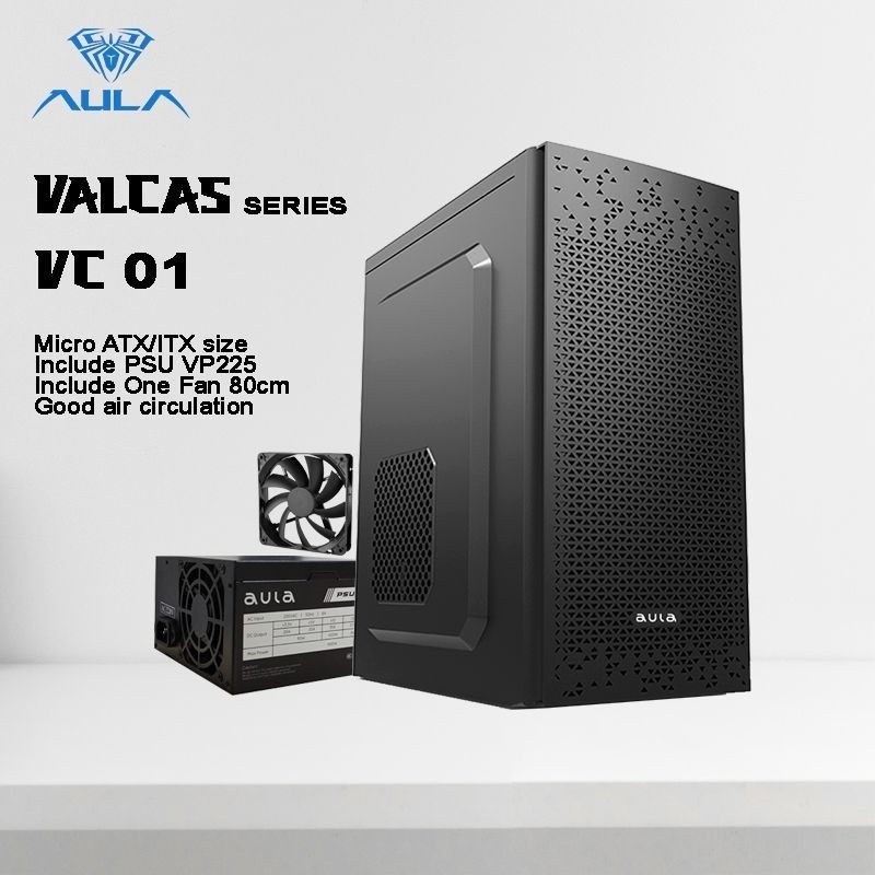 Jual AULA Casing Valcas Series VC01 VC02 Include PSU 500watt | Shopee ...