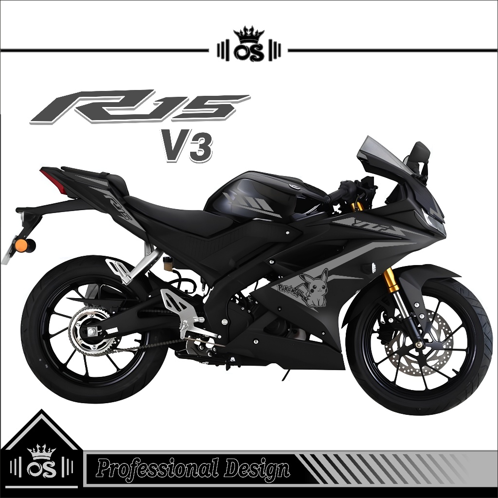 Jual CUTTING STICKER / STRIPING R15 V3 / MTF 26 / STRIPING R15 V3 ...