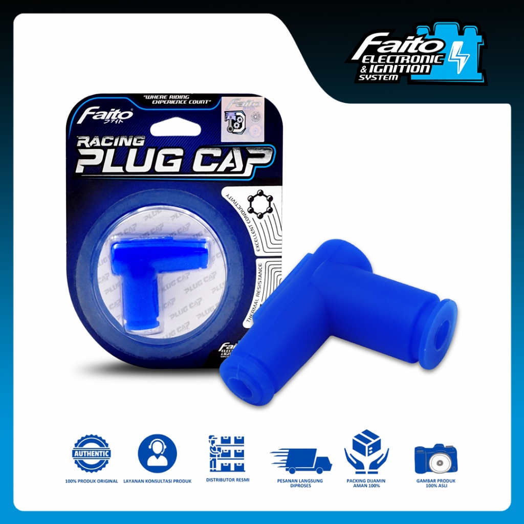 Jual FAITO Plug Cap Kepala Busi Cangklong Cop Busi Motor Universal ...