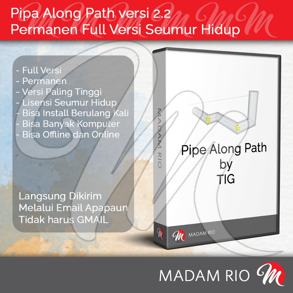 Jual Pipe Along Path Plugin Untuk SketchUp Tanpa Batas | Shopee Indonesia
