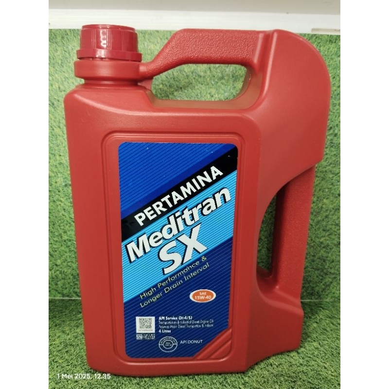 Jual OLI OIL MEDITRAN SX 4 LITER SAE 15W-40 PELUMAS OLI MESIN MOBIL DIESEL | Shopee Indonesia
