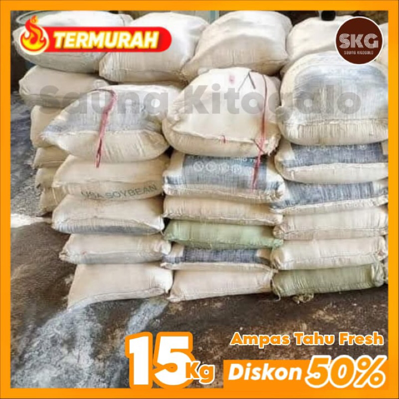 Jual Ampas Tahu Fresh 1 Karung 50kg Kedelai Segar Untuk Pakan Ternak Protein Tinggi | Shopee ...