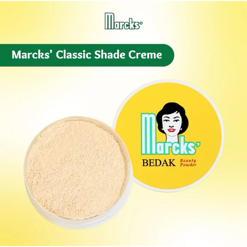 Jual MARCK'S Marcks Bedak Beauty Powder Classic Shade Creme | Shopee ...