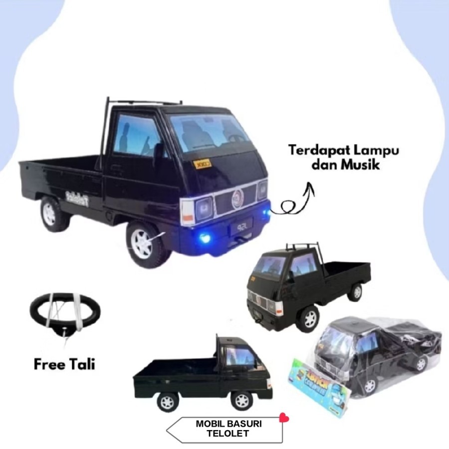 Jual LEEMAN-Mainan Mobil Pick Up L300 Bersuara Telolet Dan Nyala Lampu Kedap Kedip DT07 | Shopee ...