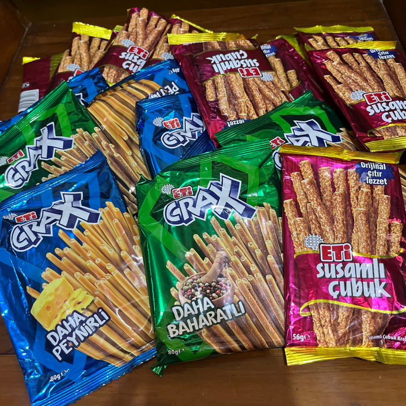 Jual ETI CRAX CUBUK | Eti Crax Sticks | Etic Crax Crackers | Eti Snacks ...
