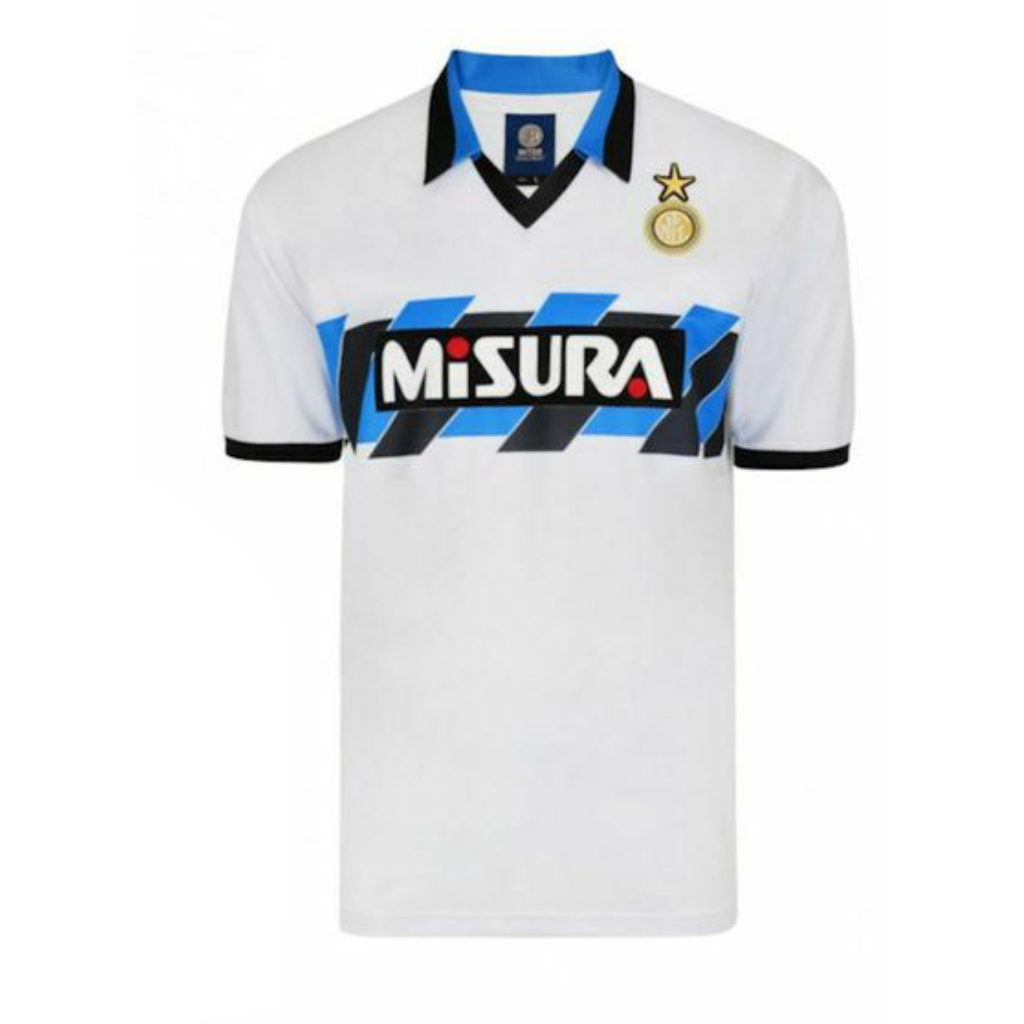 Jual JERSEY INTER MILAN 1990/1991 AWAY KIT FULL PRINTING | Shopee Indonesia