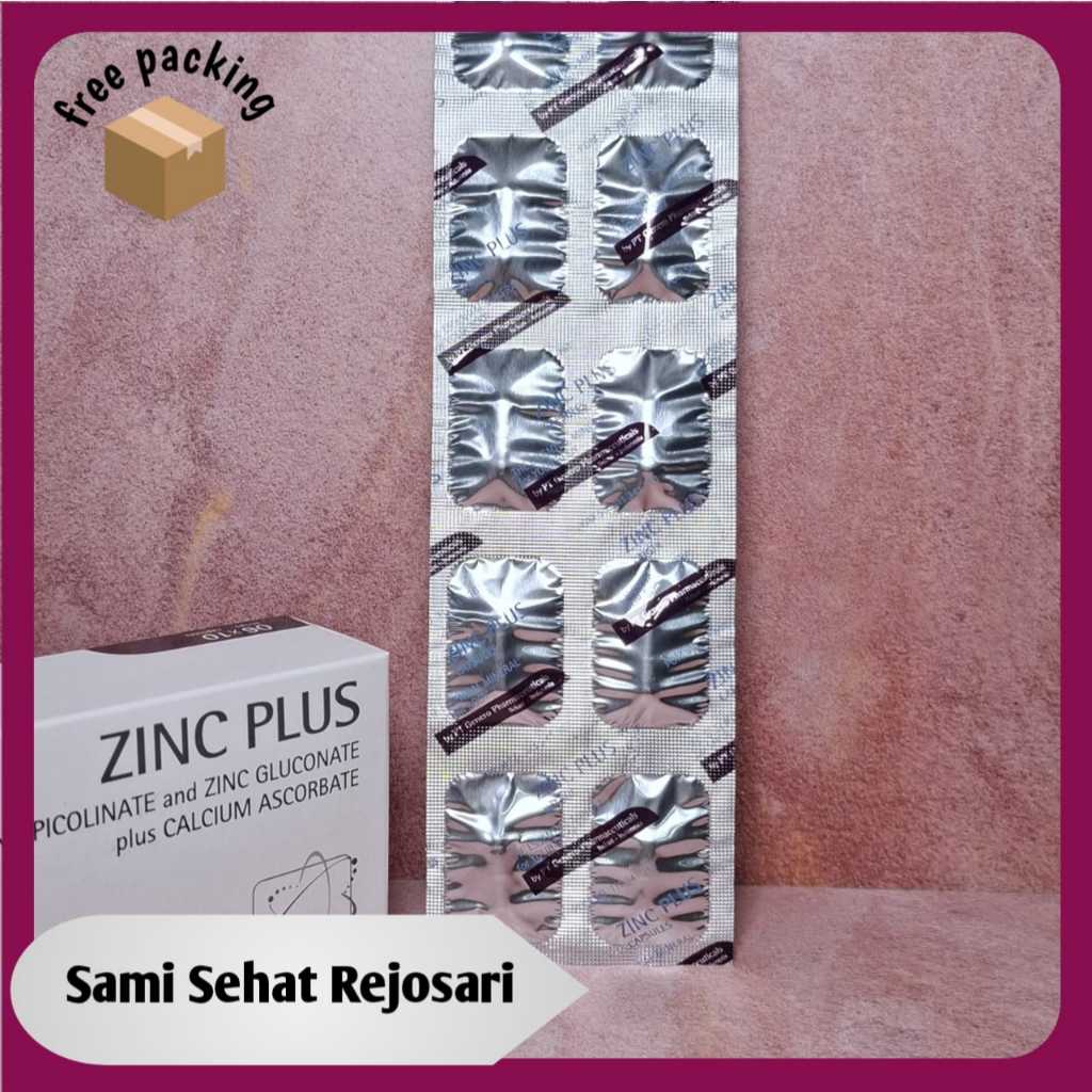 Jual 1 Strip ZINC PLUS 10 KAPSUL | Shopee Indonesia