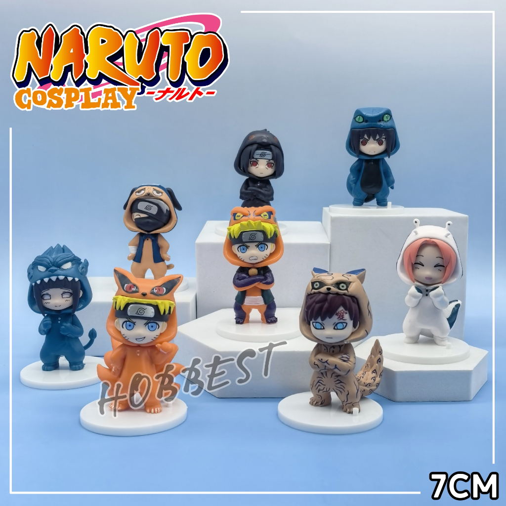 Jual Action Figure NARUTO COSPLAY set Miniatur Pajangan Mainan Toy ...