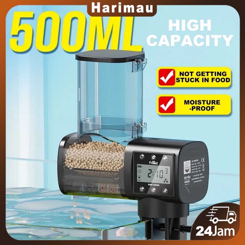 Jual Automatic Fish Feeder 500ml / Auto Fish Feeder / Pakan Ikan ...