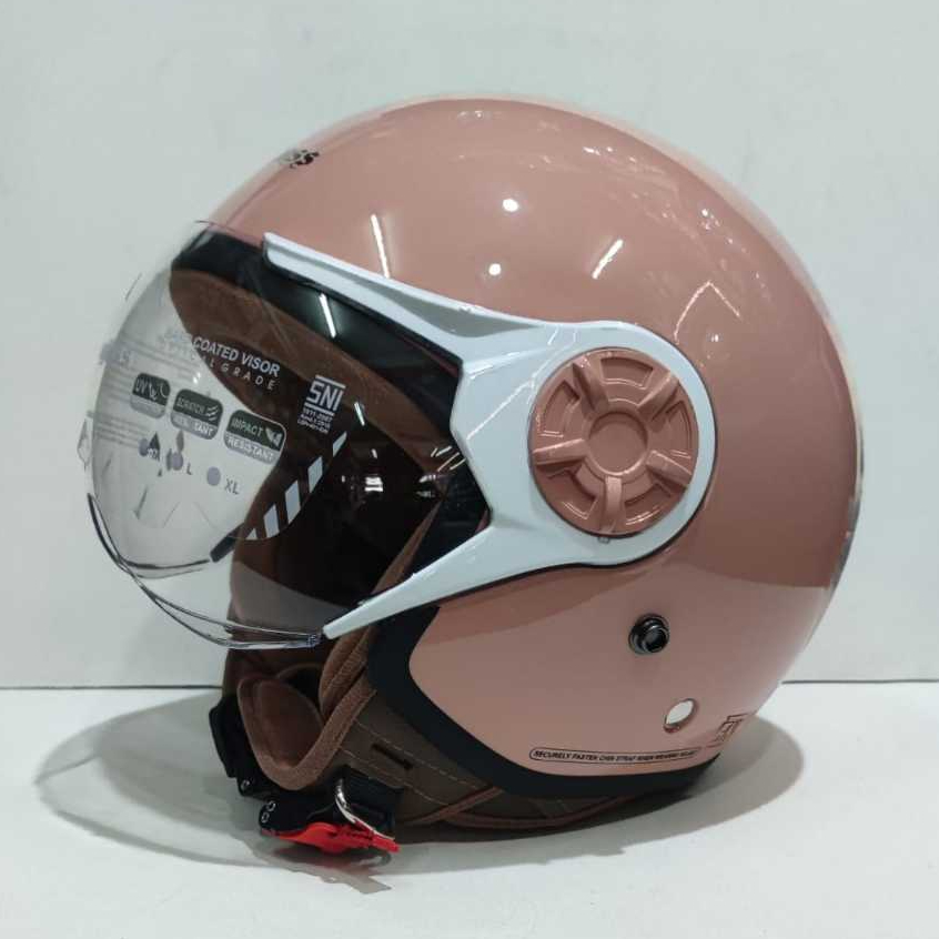 Jual HELM CARGLOSS YRH HIJAB SOLID DUSTY PINK ORIGINAL | Shopee Indonesia