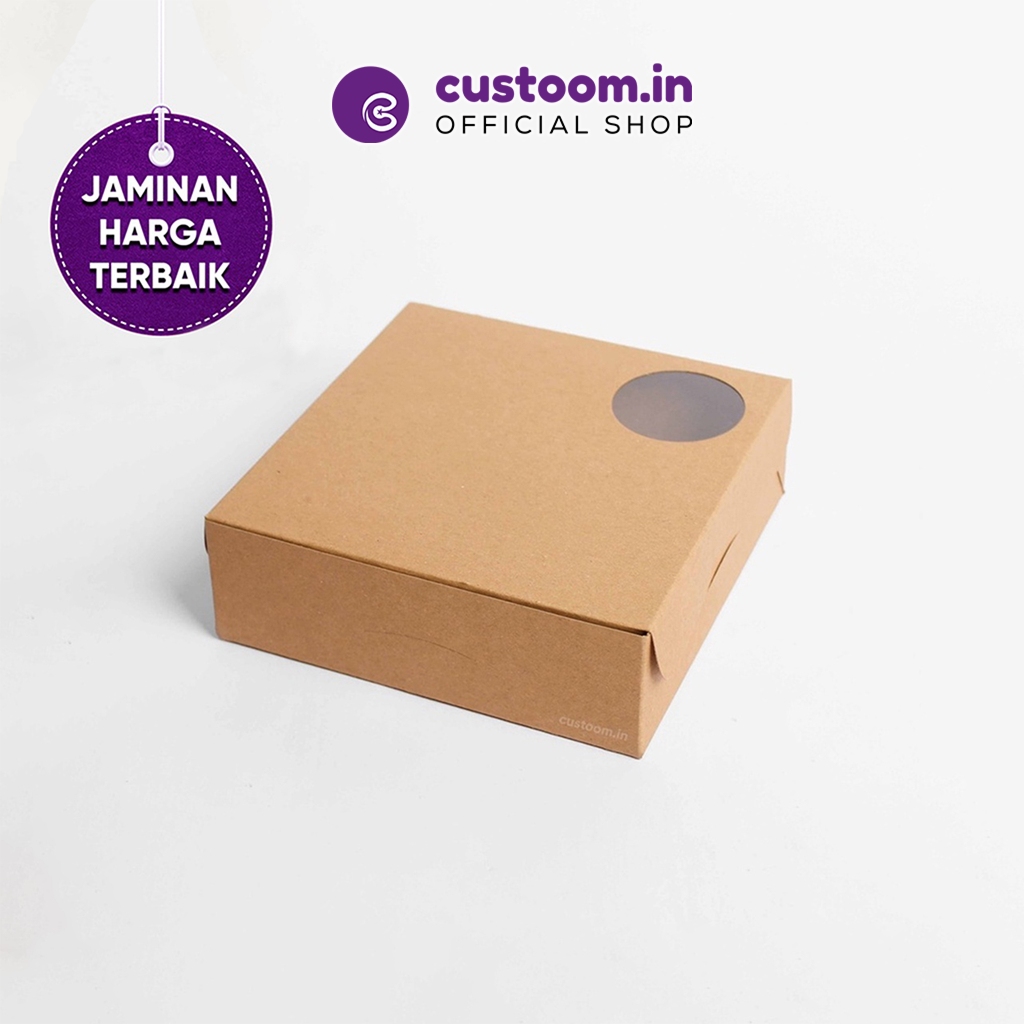 Jual 15155 Kardus Snack Hole uk.15x15x5 cm - Kemasan Snack Hole - Food ...