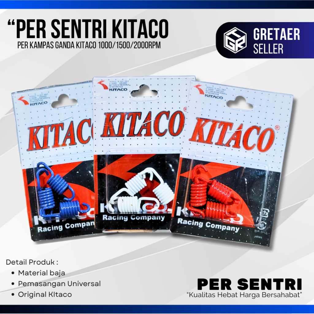 Jual PER SENTRI KITACO Per Kampas Ganda 1000,1200,1500,2000 Rpm | PER ...