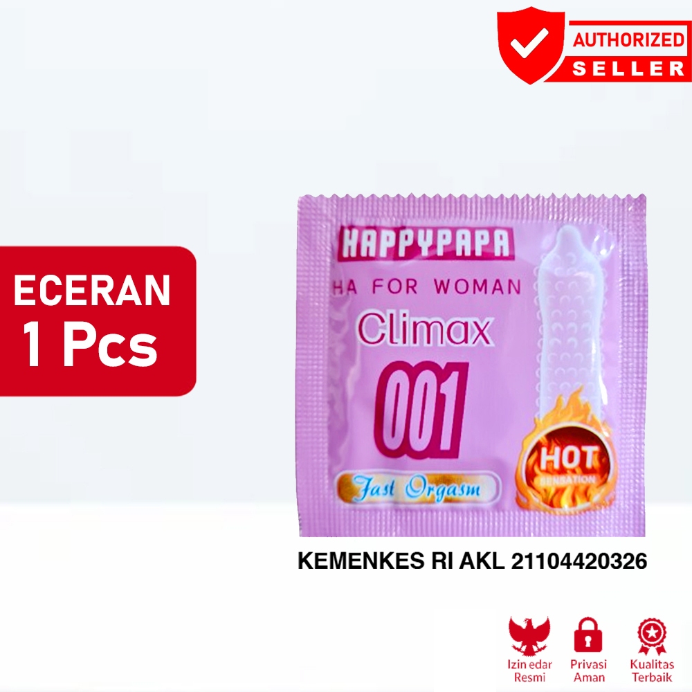 Jual Kondom Happypapa Bergerigi Climax Sensasi Hot - Eceran 1 pcs ...