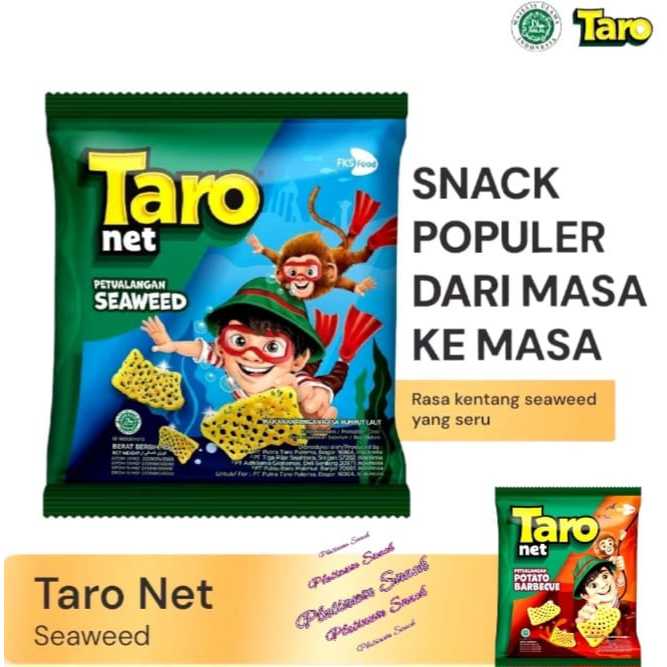Jual Taro Net BBQ | Seaweed | 10 Bks | Shopee Indonesia