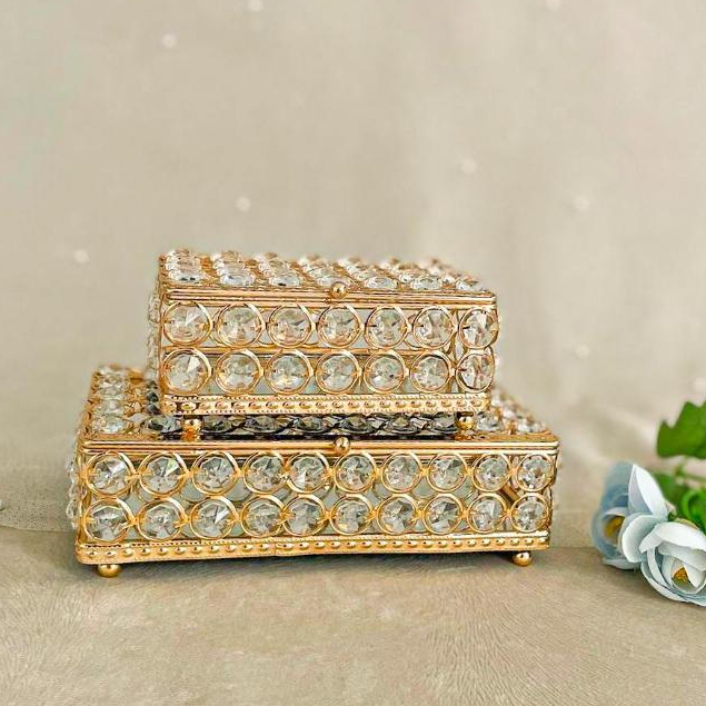 Jual Aghnia Jewelry Crystal Box Orgnizer | Kotak kristal tempat ...