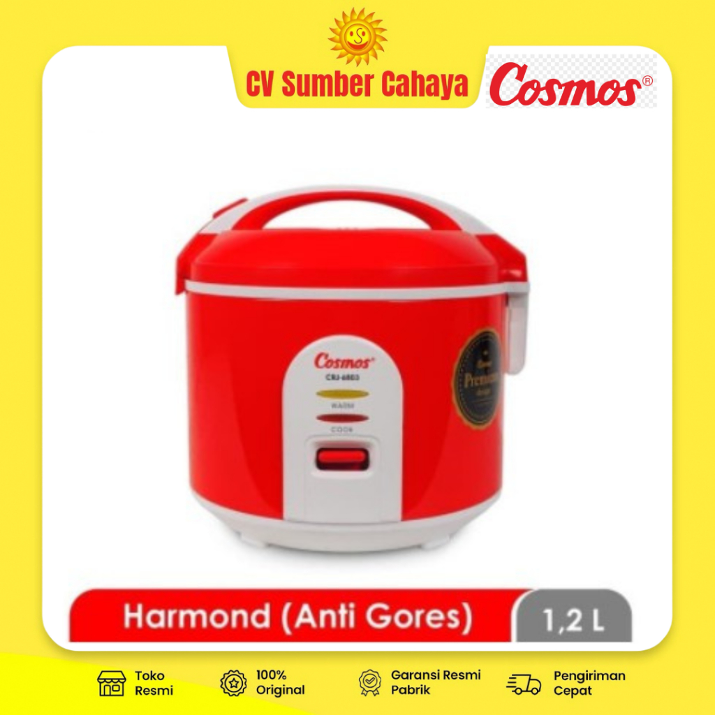 Jual Cosmos Rice Cooker Magicom 1.2 Liter Anti Gores Harmond CRJ-6803 ...
