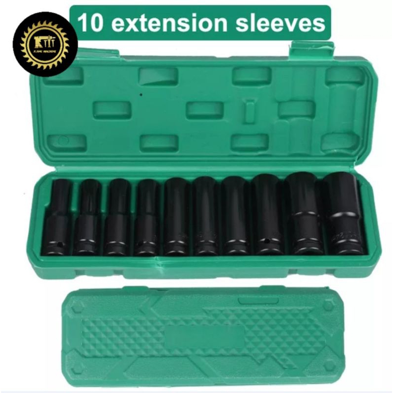 Jual mata shock kunci sok impact drive deep shocket set 1/2" 8mm-24mm ...