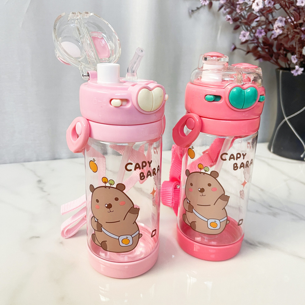 Jual Capybara Botol Minum Anak Premium 450ml 2 IN 1 SEDOT & TEGUK BPA ...