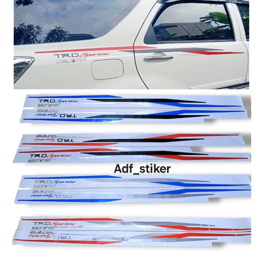 Jual Stiker Body Rush terios Trd Ultimo / Stiker Trd rush terios ...
