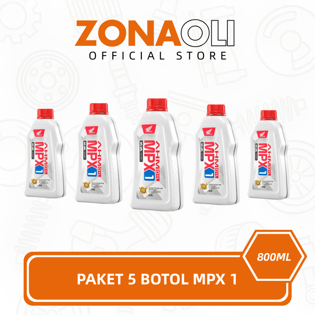 Jual Paket Grosir 5 Botol Oli Mpx 1 800ml Original 10W-30 Kemasan Baru ...