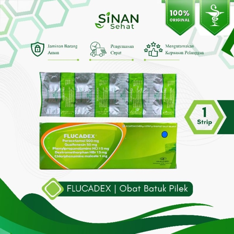 Jual Apotek Sinan Sehat | Flucadex Tablet Strip isi 10 Tablet ...