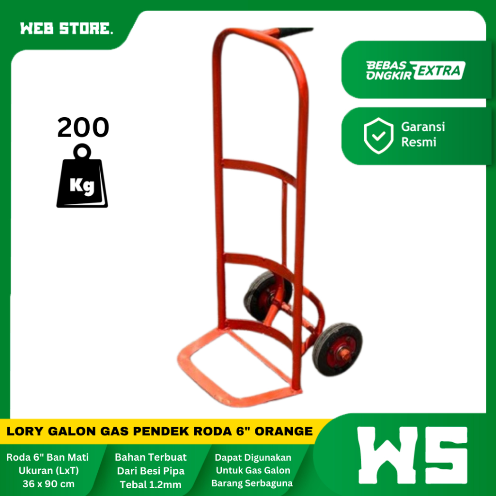 Jual Lorry Lori Lory Trolley Galon Gas Barang Serbaguna Body Besi ...