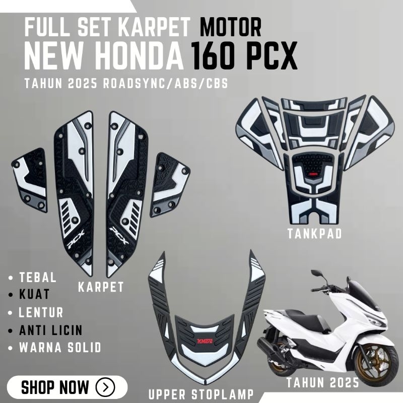 Jual AKSESORIS FULL SET MOTOR PCX 160 TAHUN 2021 - 2025 ROADSYNC/ABS ...