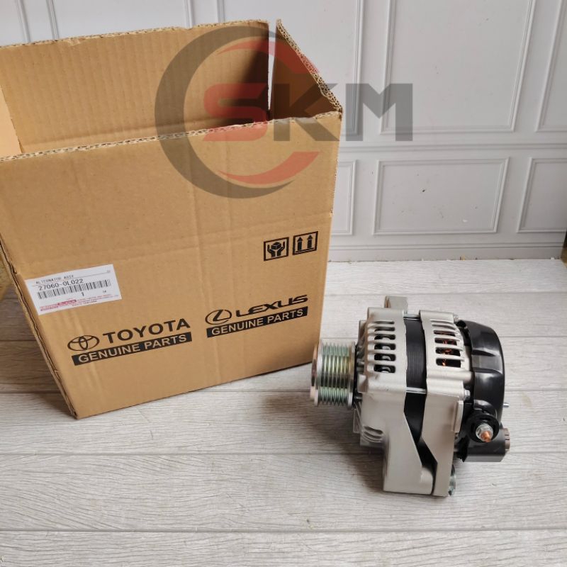 Jual ALTERNATOR DINAMO AMPERE TOYOTA HILUX FORTUNER INNOVA DIESEL 1KD ...