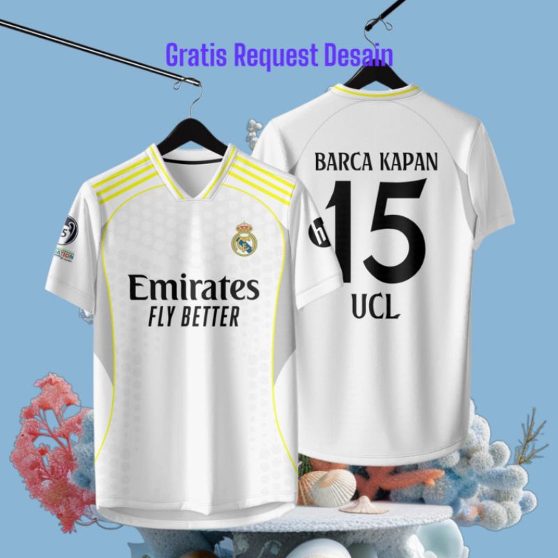 Jual MADRID 2025 26 HOME VERSI BARCA KAPAN 15 UCL | Shopee Indonesia