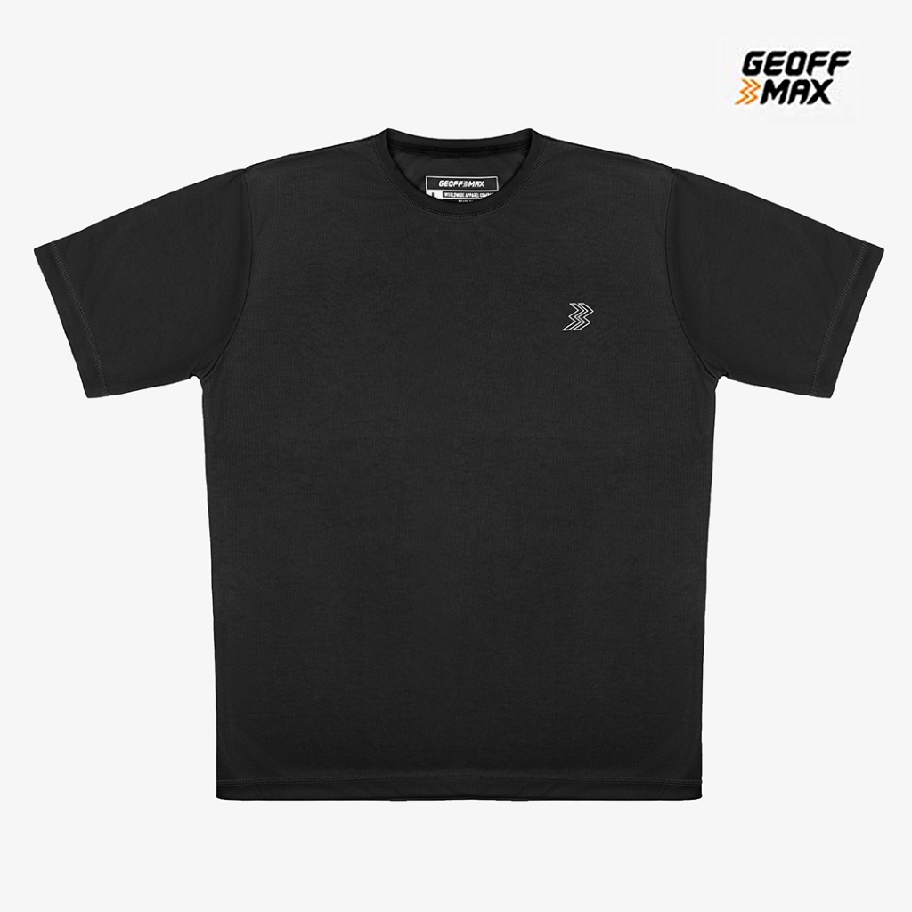Jual Geoff Max - Interval Dryfit Black | Baju Olahraga Kaos Pria Wanita ...