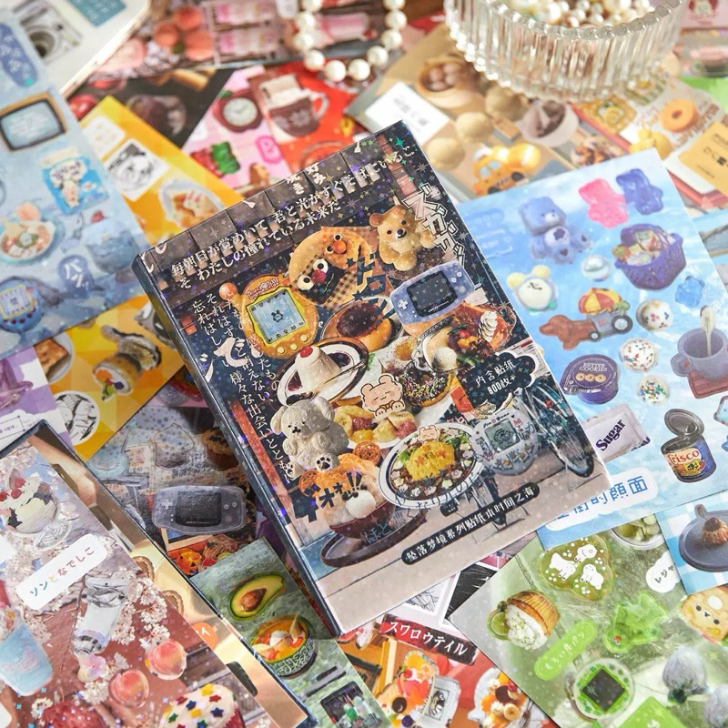 Jual sticker book japanese vibes isi 45 lembar | japanese sticker book ...