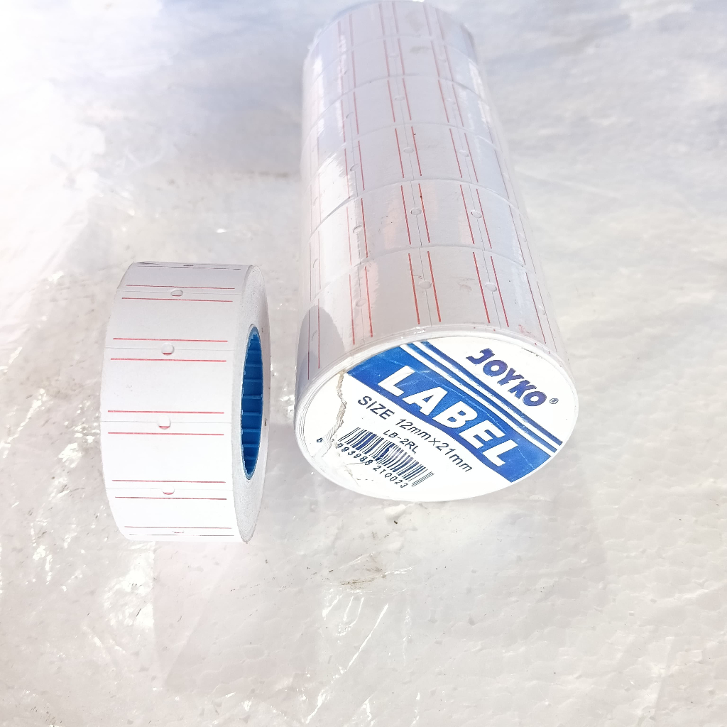 Jual 1 BUAH - KERTAS LABEL HARGA JOYKO 12 X 21 MM LB-2RL | Shopee Indonesia