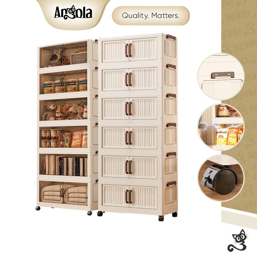 Jual ANGOLA Storage Box Susun 6 Tingkat Tempat Penyimpanan Barang Kecil ...