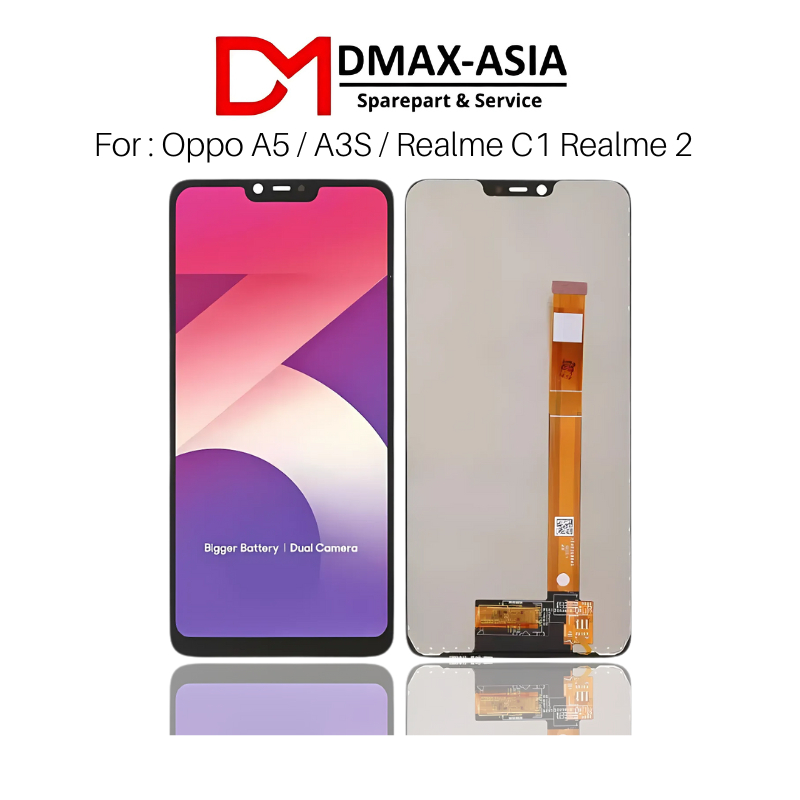 Jual Dmax-Asia LCD Oppo A5 / A3S / AX5 / A12E / A12F / Realme C1 / Realme 2 Fullset Touchscreen ...