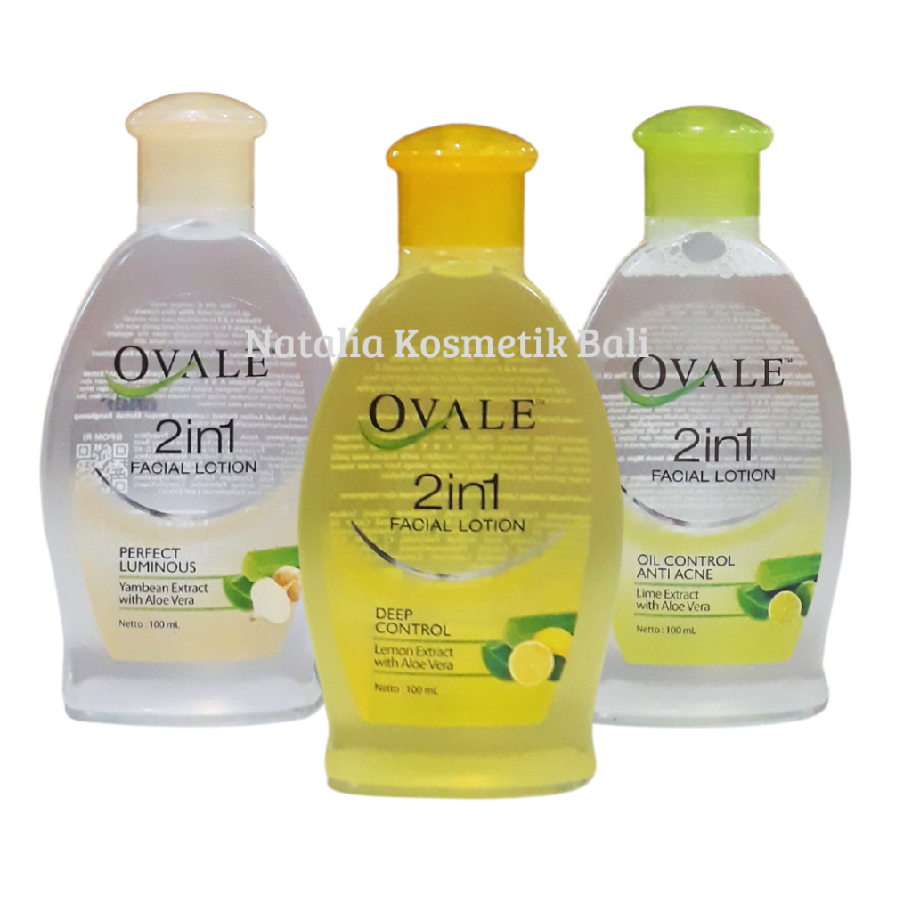 Jual Ovale 2in1 Facial Lotion 100 mL - Ukuran Tanggung | Shopee Indonesia