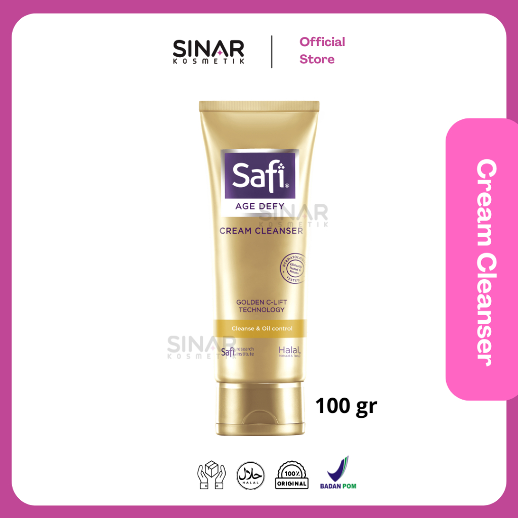 Jual Safi Age Defy Cream Cleanser 100ml | Shopee Indonesia