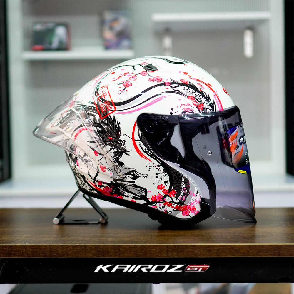 Jual NJS KAIROZ GT SHENLONG - Helm njs kairoz gt motif Terbaru shenlong ...